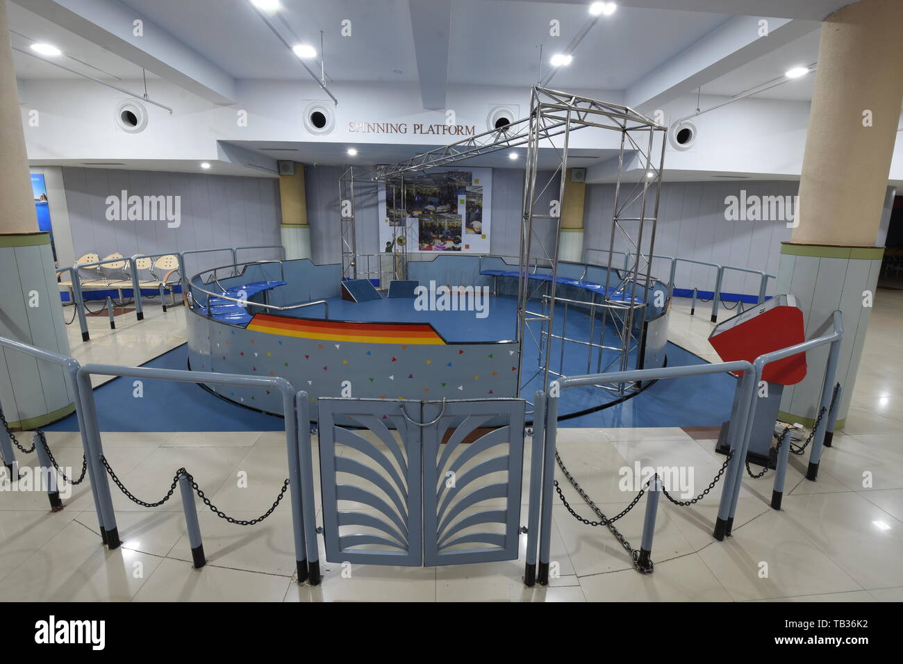 Spinning Platform at the Space Odyssey building of the Science City ...