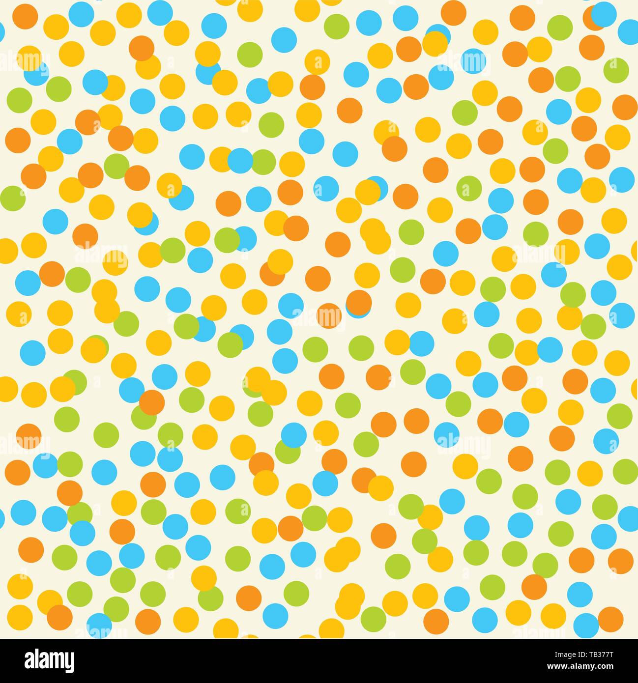 Vector illustration. Seamless background with random dots. Pastel ...