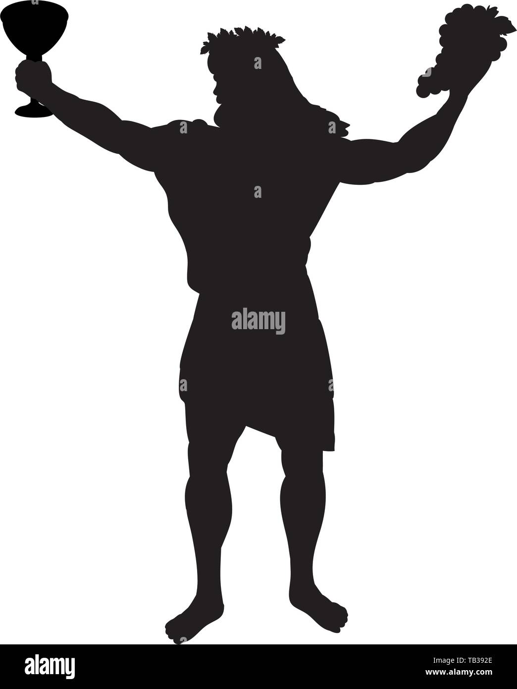 Bacchus God Of Wine Symbol