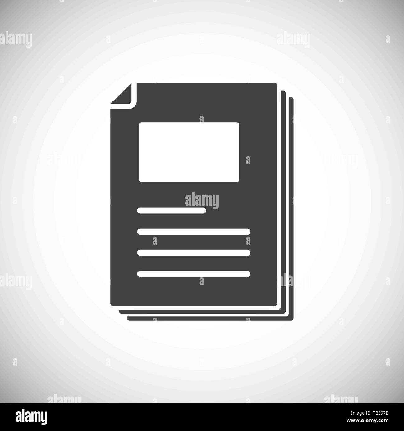 Writing related icon on background for graphic and web design. Simple ...
