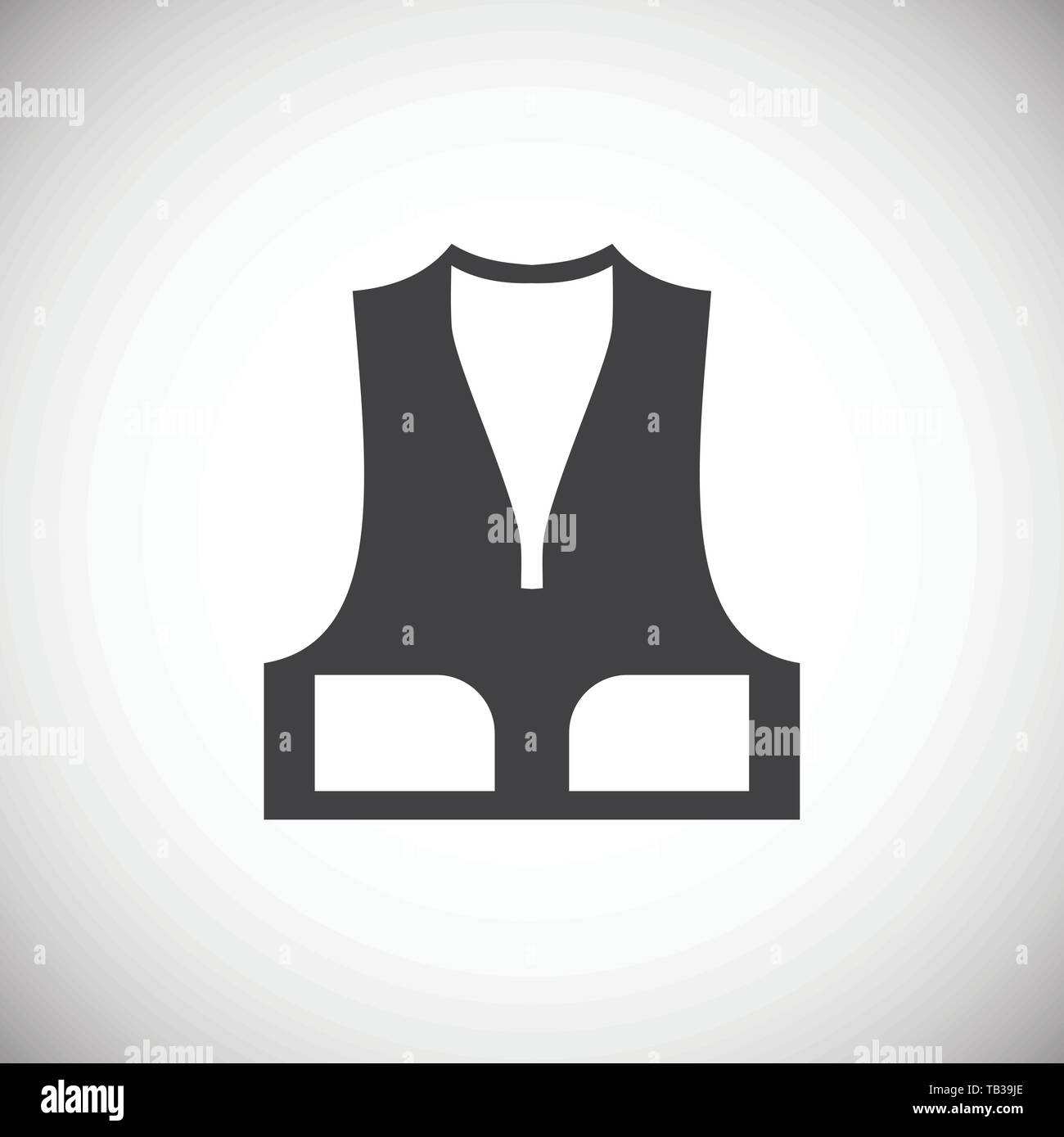Life vest icons set on background for graphic and web design. Simple ...