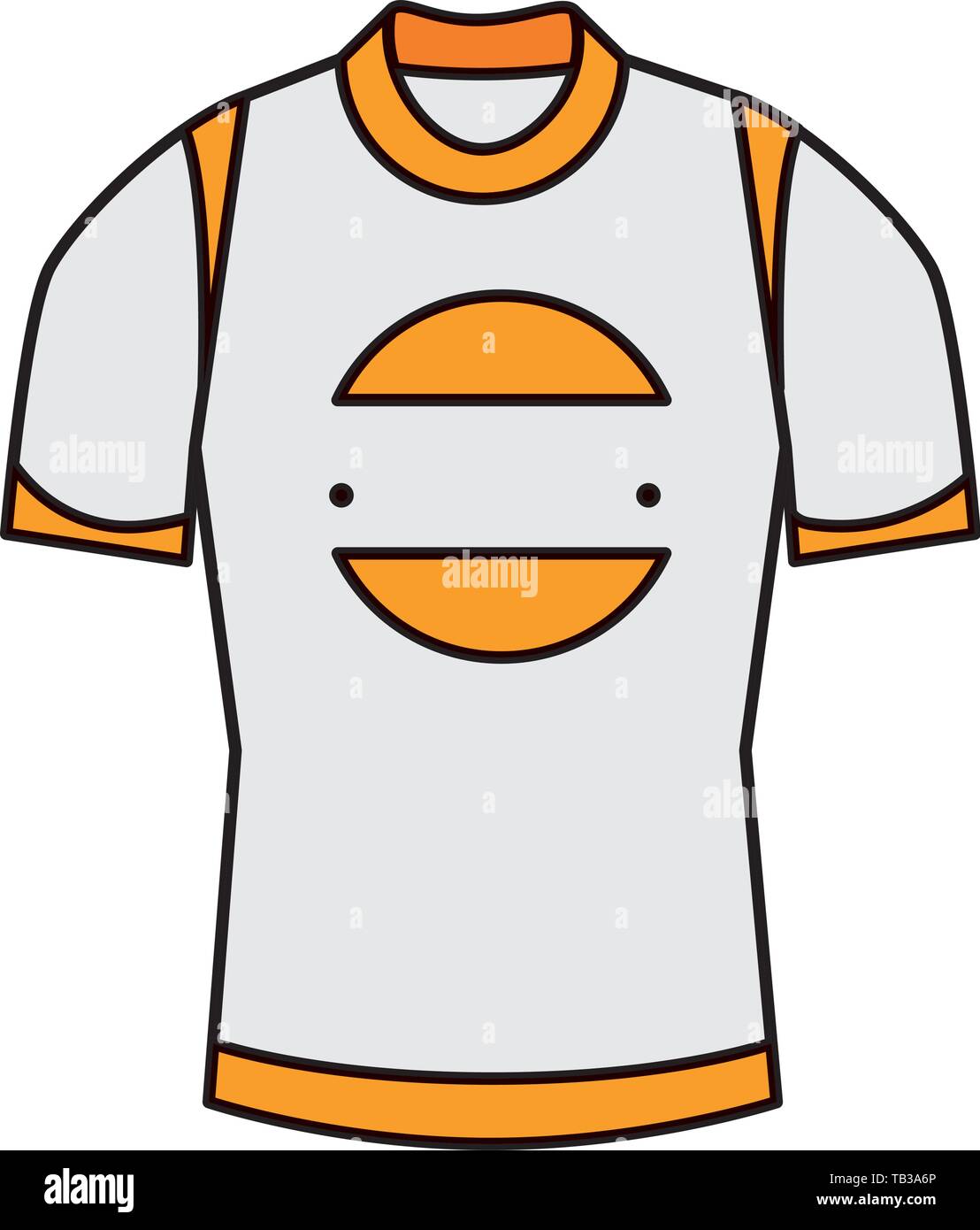 tshirt with commercial emblem print Stock Vector Image & Art - Alamy