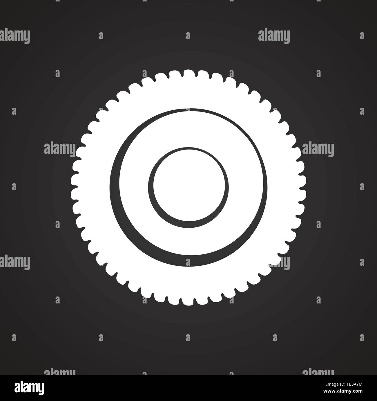 Cookie icon on background for graphic and web design. Simple vector ...