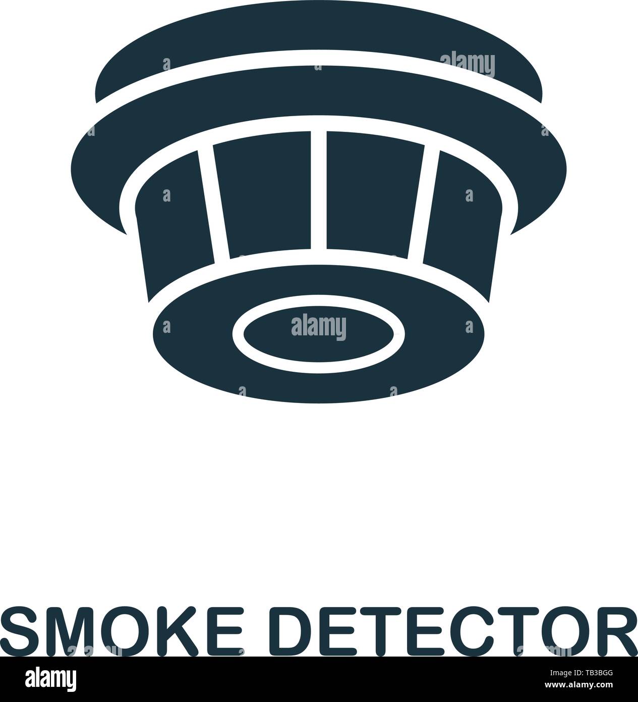 Smoke Detector icon. Creative element design from fire safety icons ...