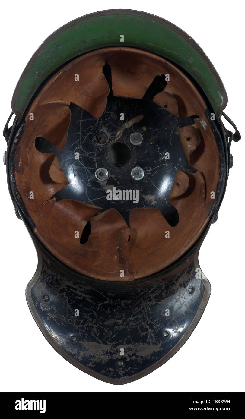 An Imperial German war model for enlisted men of mounted rifles helmet ...