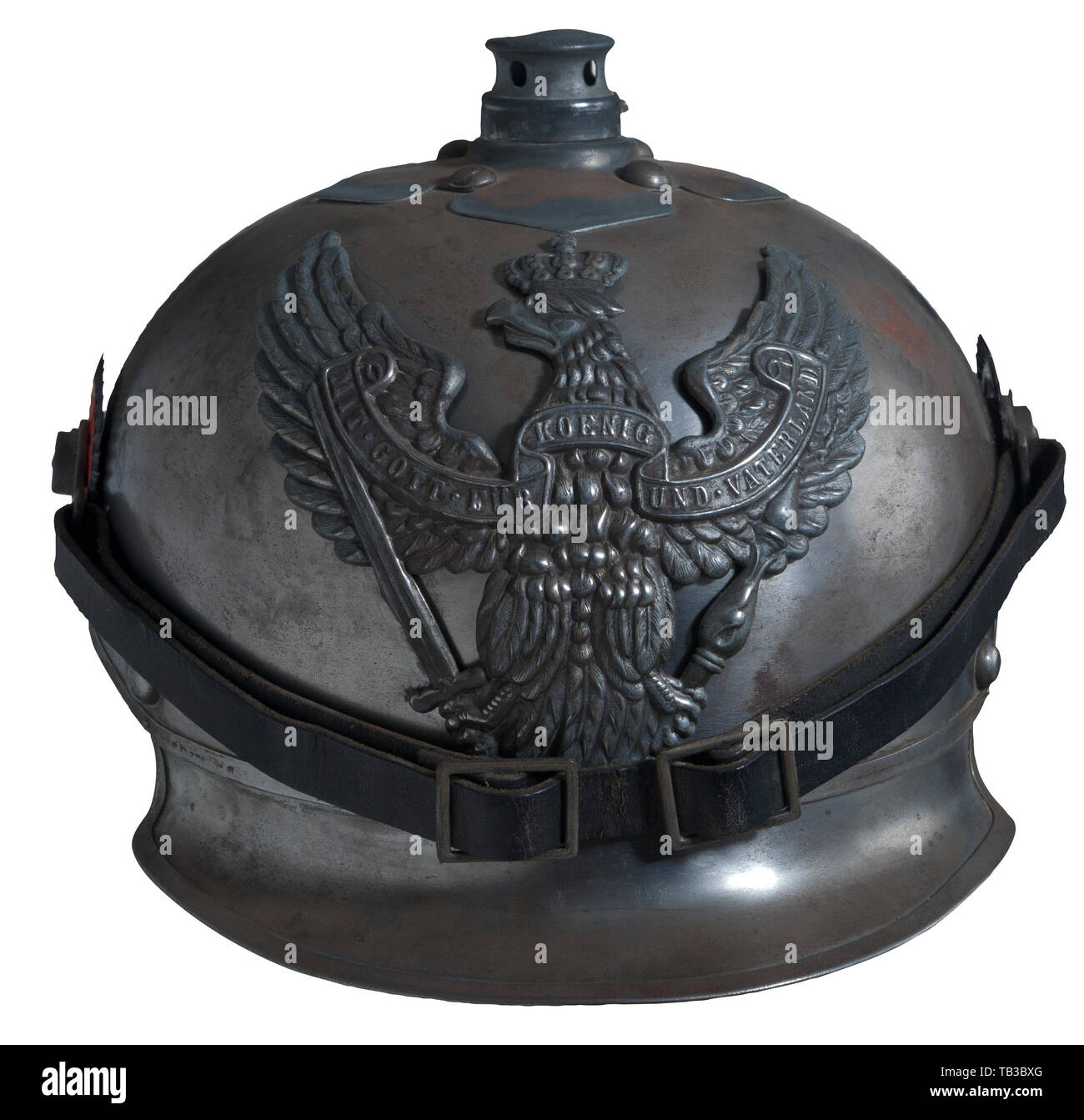 An Imperial German war model for enlisted men of mounted rifles helmet ...