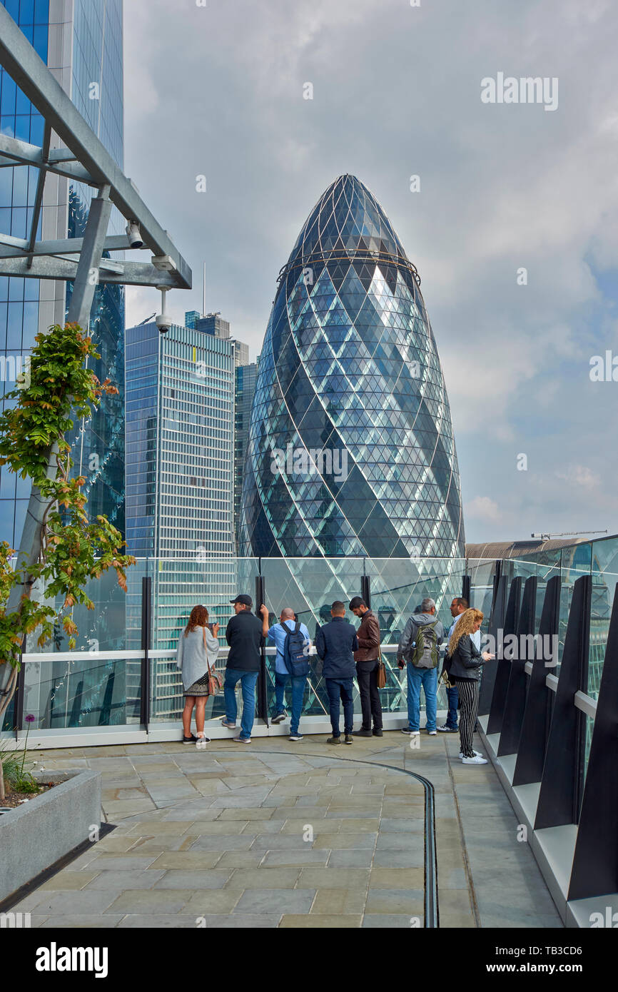 Roof of the gherkin hi-res stock photography and images - Alamy