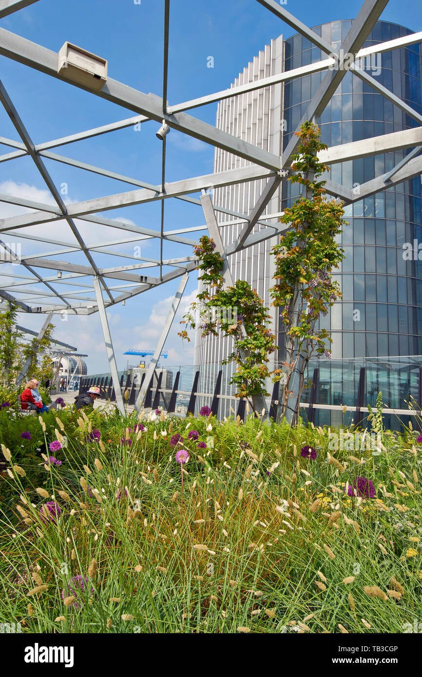 LONDON FEN COURT GARDEN AT 120 FLOWER BEDS WITH GRASSES AND COLOURFUL ...