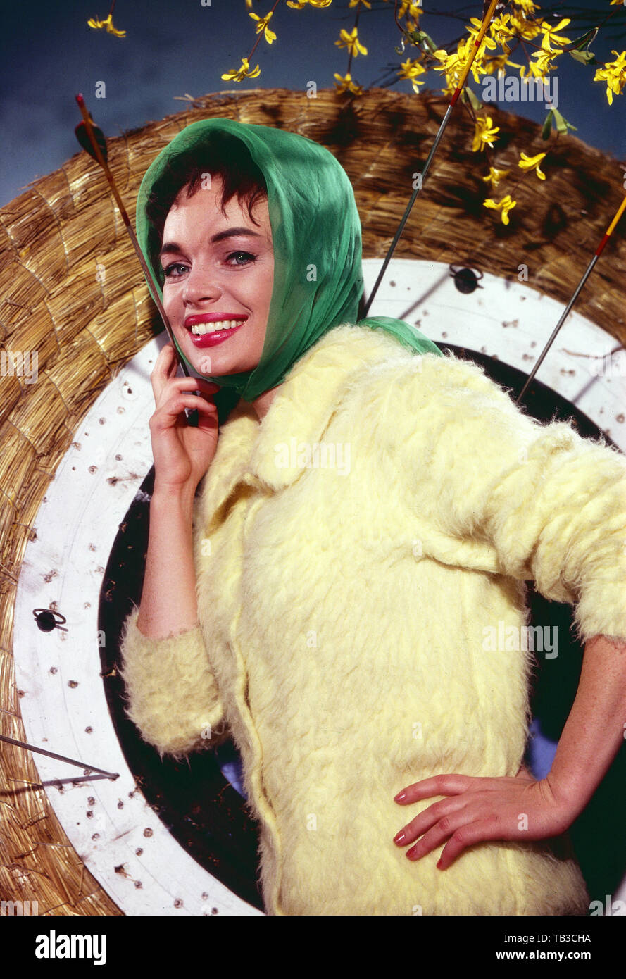 Renate Ewert, deutsche Schauspielerin, Deutschland ca. 1962. German ...