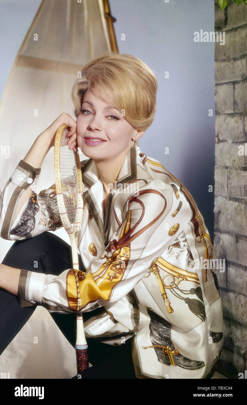 Dany Robin, französische Schauspielerin, Deutschland frühe 1960er Jahre ...