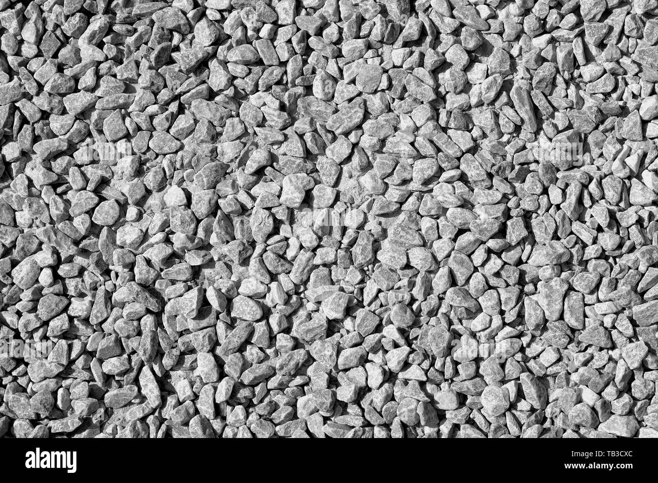 Natural Crushed Stone as Industrial Background Stock Photo - Alamy