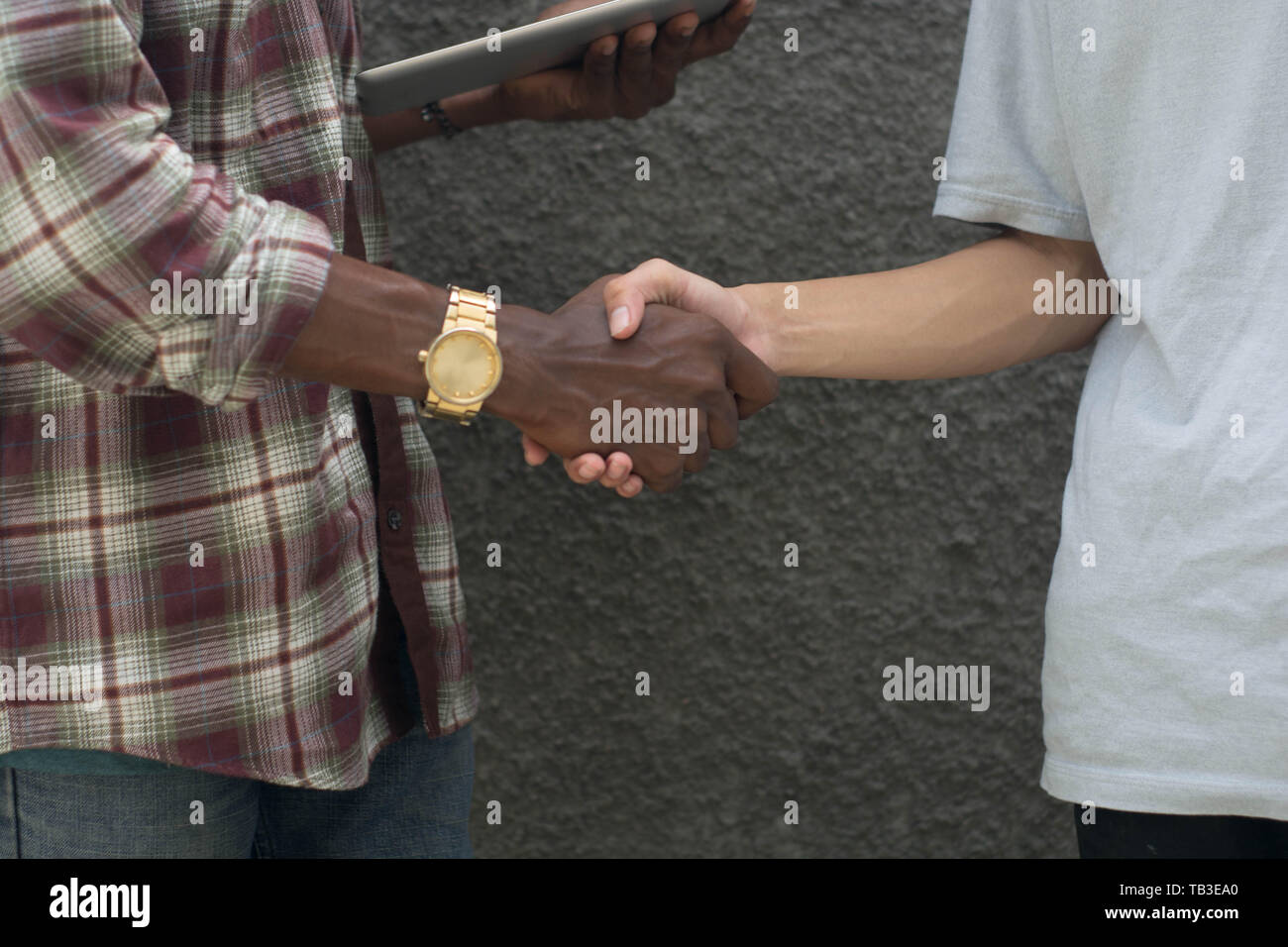 Racial diversity arms hi-res stock photography and images - Alamy