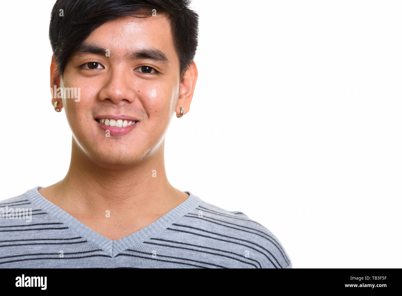 Asian man smiling hi-res stock photography and images - Alamy