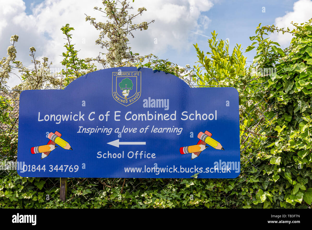 Longwich Primary School Stock Photo - Alamy