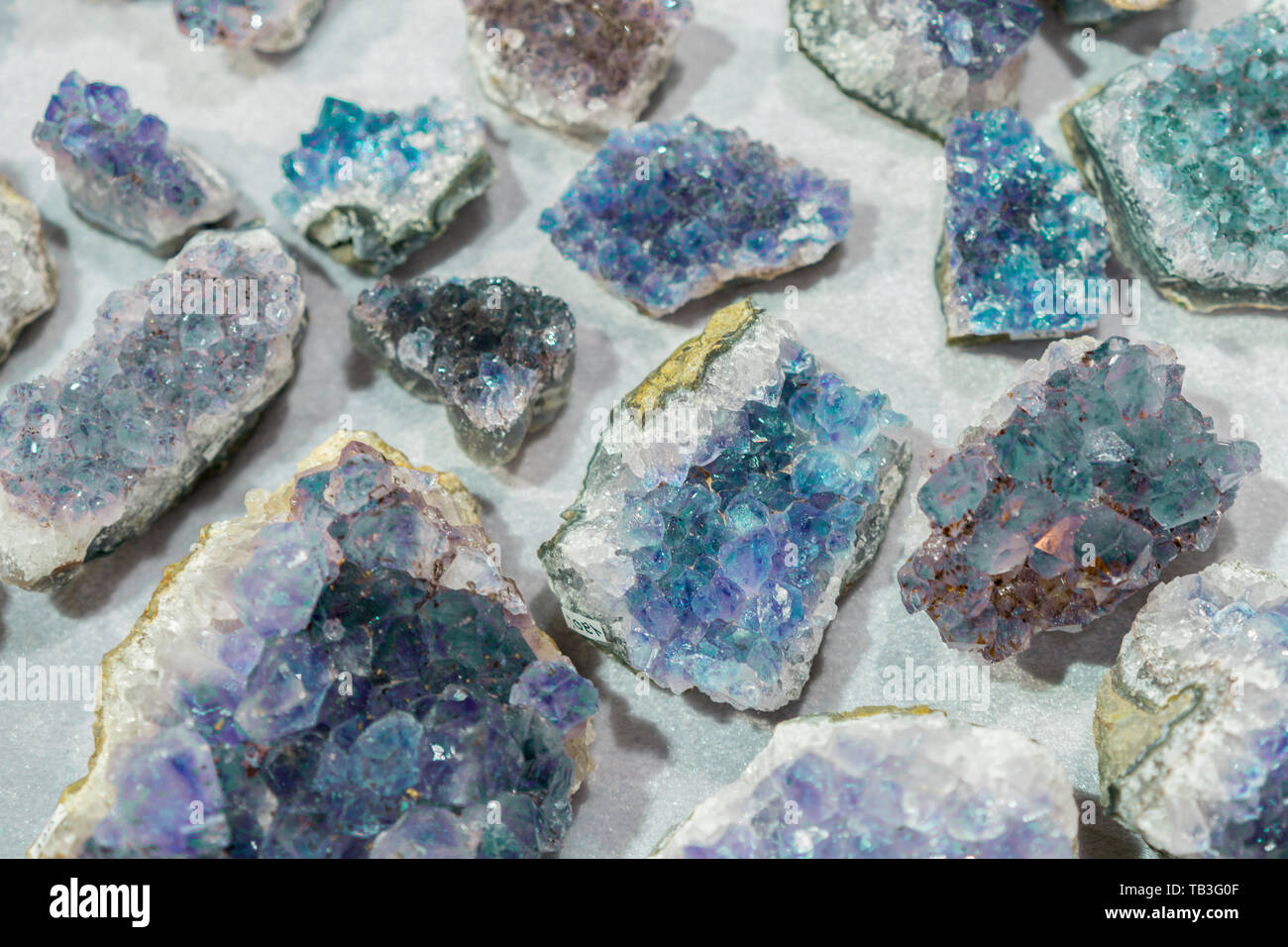 aquamarine natural quartz blue gem geological crystals texture ...