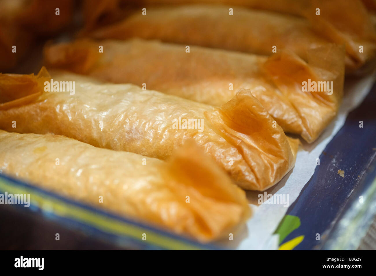 Traditional portuguese sweets Pastéis de Tentúgal Stock Photo - Alamy