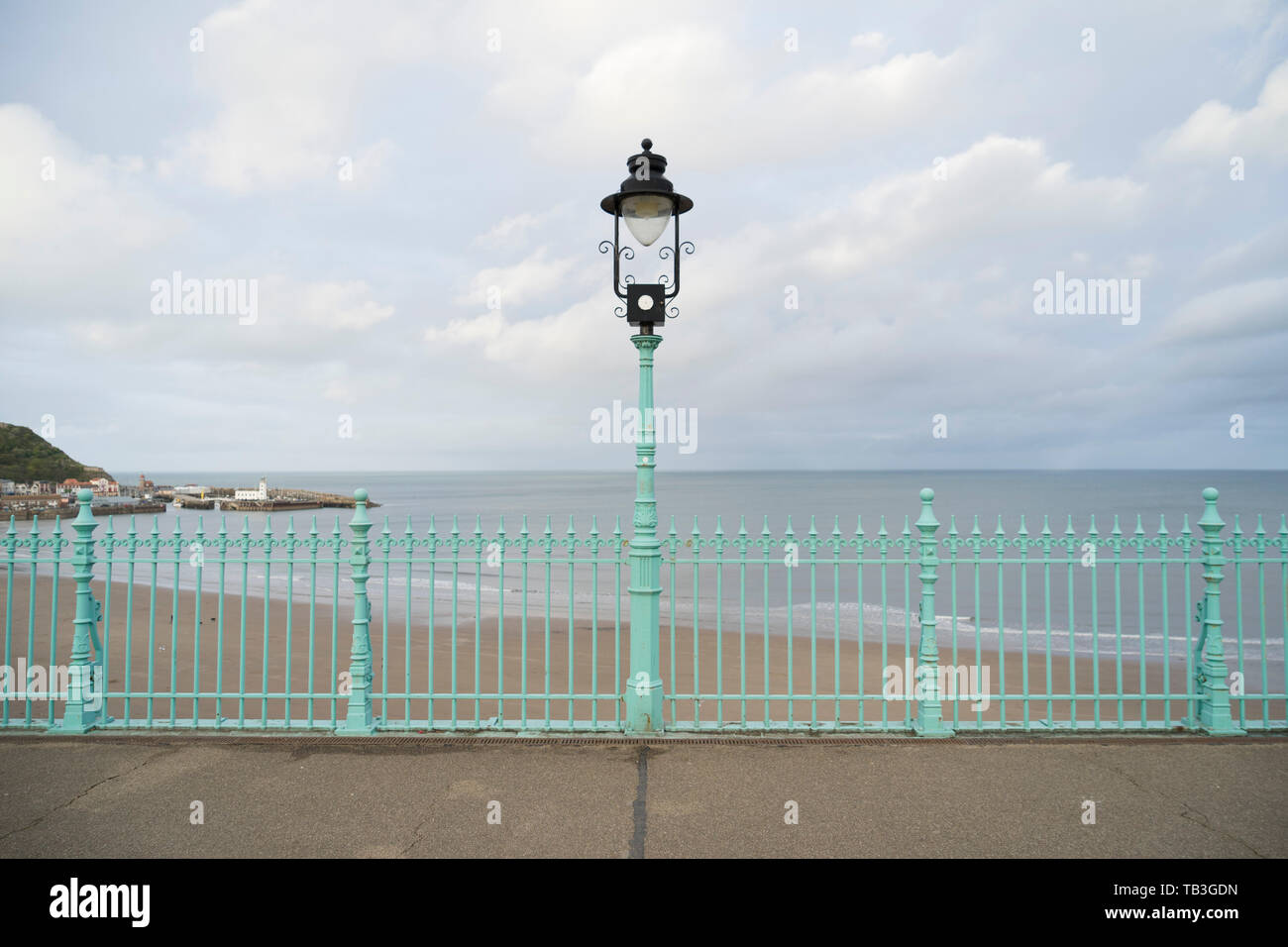 Spa Bridge at Scarborough Seafront - Yorkshire, England, UK Stock Photo ...