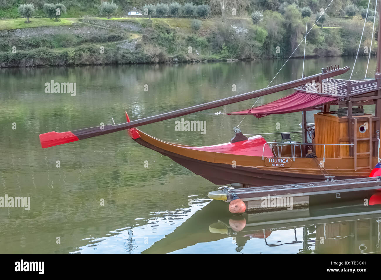 Pinhao / Portugal - 04 16 2019 : Front view of a recreational and ...