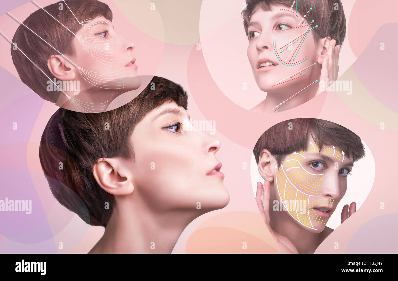 Young female with clean fresh skin Stock Photo - Alamy