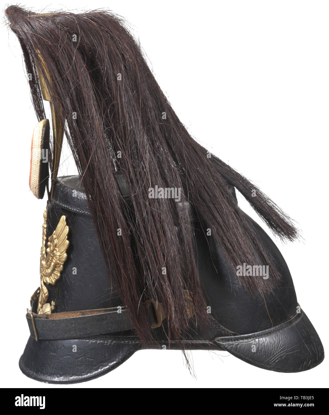 An Imperial German NCO pre-war shako for Jäger Battalion No. 7 ...