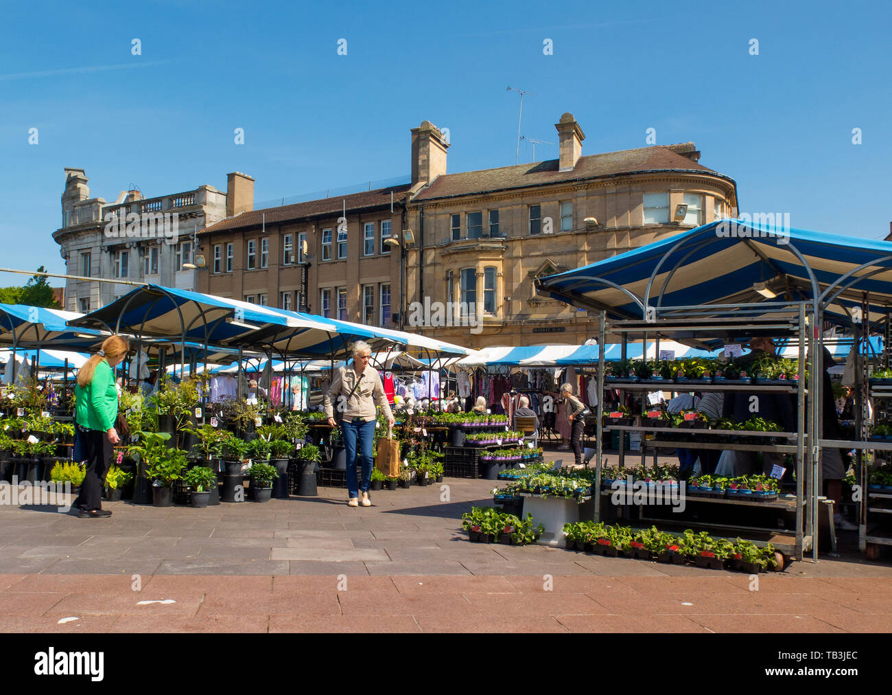 Mansfield market place hi-res stock photography and images - Alamy