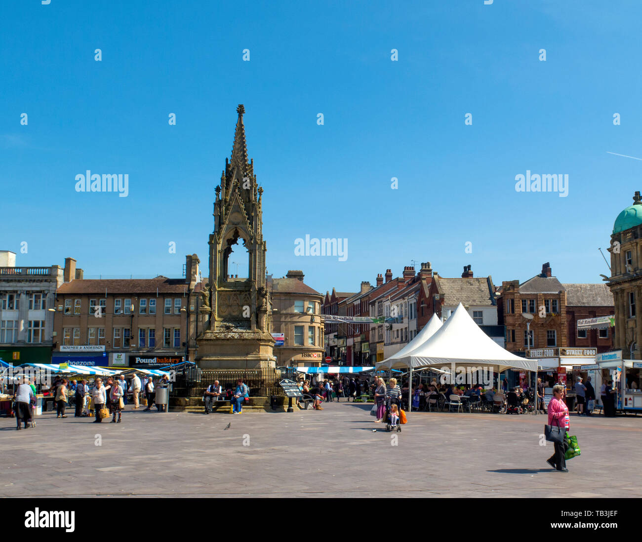 Mansfield market place hi-res stock photography and images - Alamy