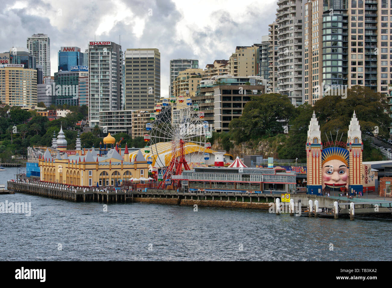 Luna Amusement Park, Sydney, New South Wales, Australia Stock Photo - Alamy