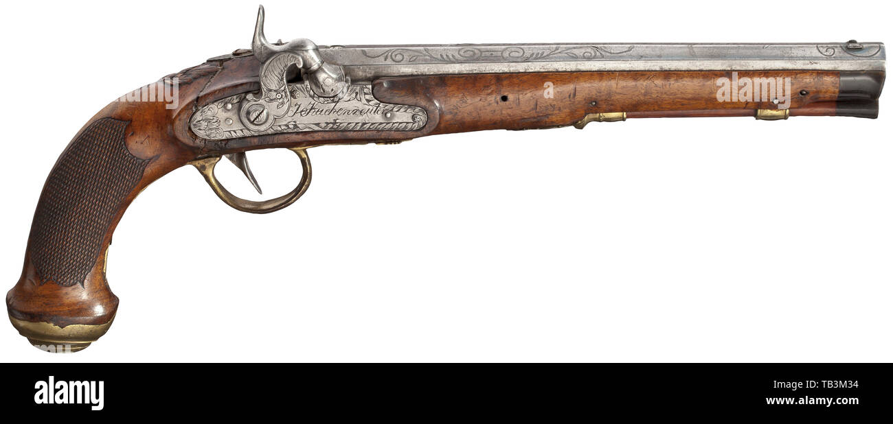 Small arms, pistols, caplock pistol, caliber 12 mm, Bartolomaeus Joseph ...