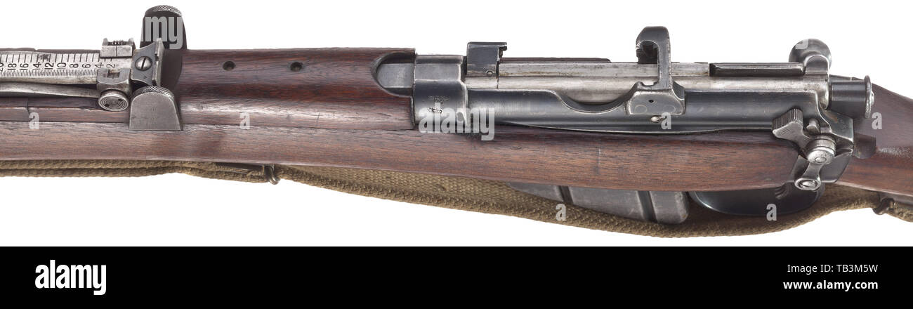 An Enfield (SMLE) Rifle Mark III*, with muzzle cap, Cal..303 Brit, no ...