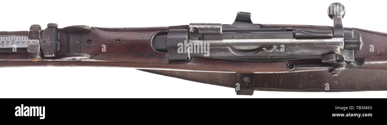 An Enfield (SMLE) Rifle Mark I*, with loading clip holder and wire ...