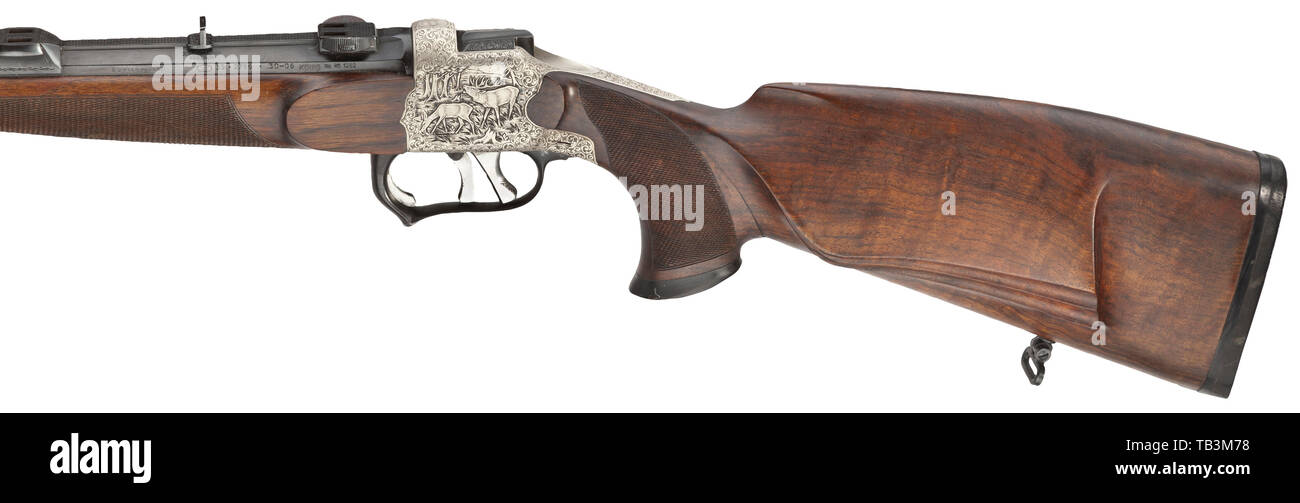 LONG ARMS, MODERN HUNTING WEAPONS, Heeren rifle Johann Outschar Ferlach ...