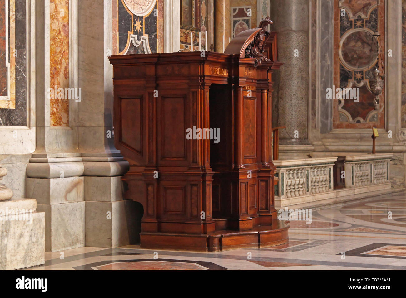 Confession booth hi-res stock photography and images - Alamy