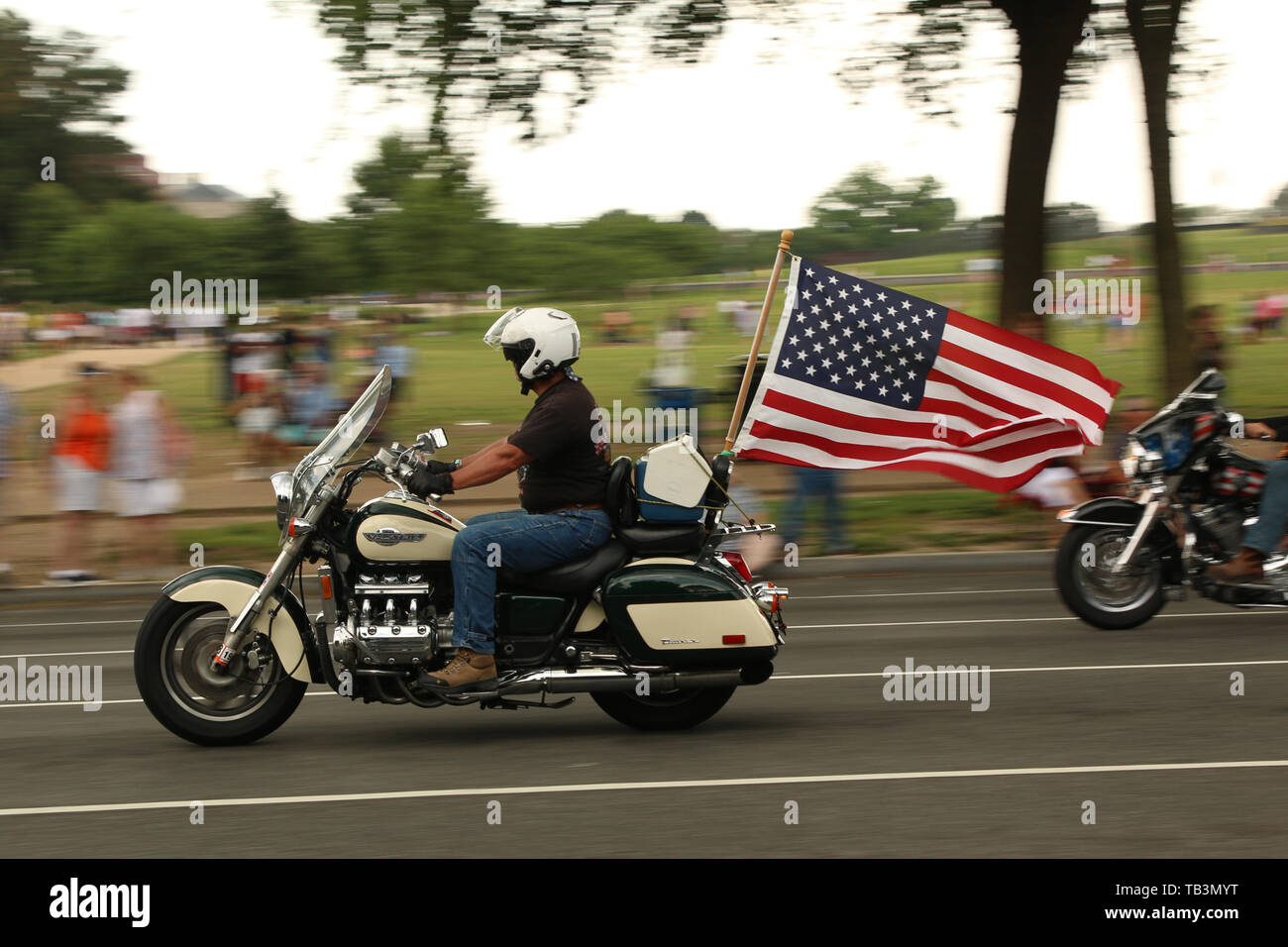 United states patriotic motorcycle hi-res stock photography and images ...