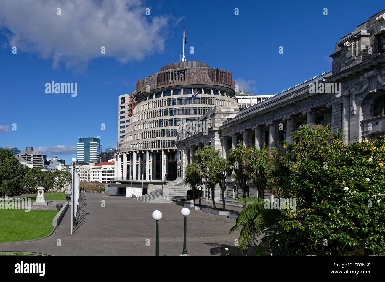 New Zealand government buildings in Wellington Stock Photo - Alamy