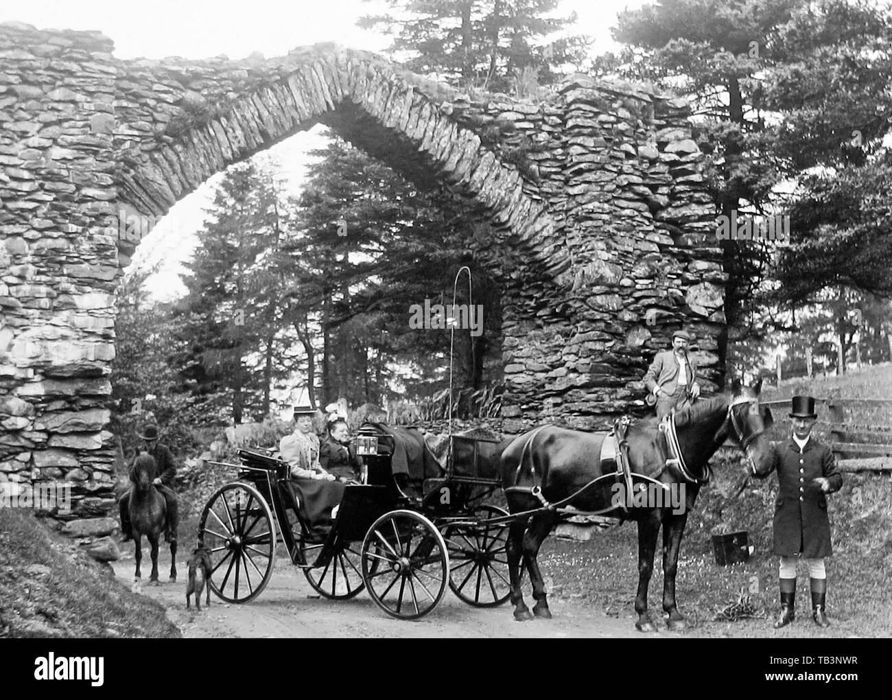 The hafod arch Black and White Stock Photos & Images - Alamy