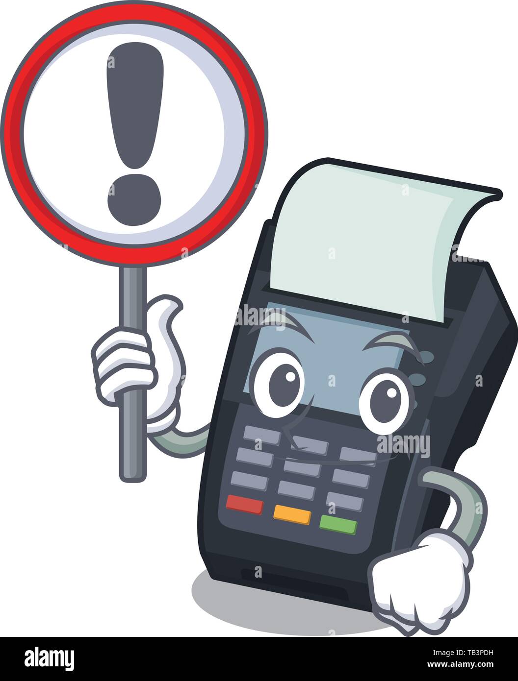 With sign EDC machine is above cartoon chair Stock Vector Image & Art ...