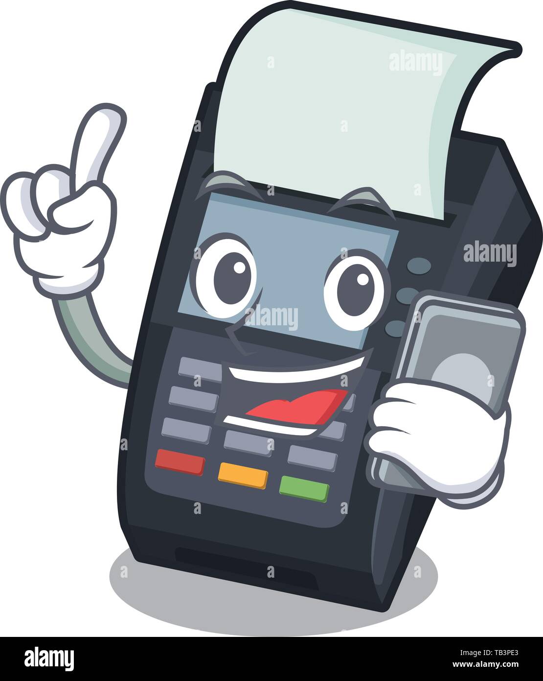 With phone EDC machine is above cartoon chair Stock Vector Image & Art ...