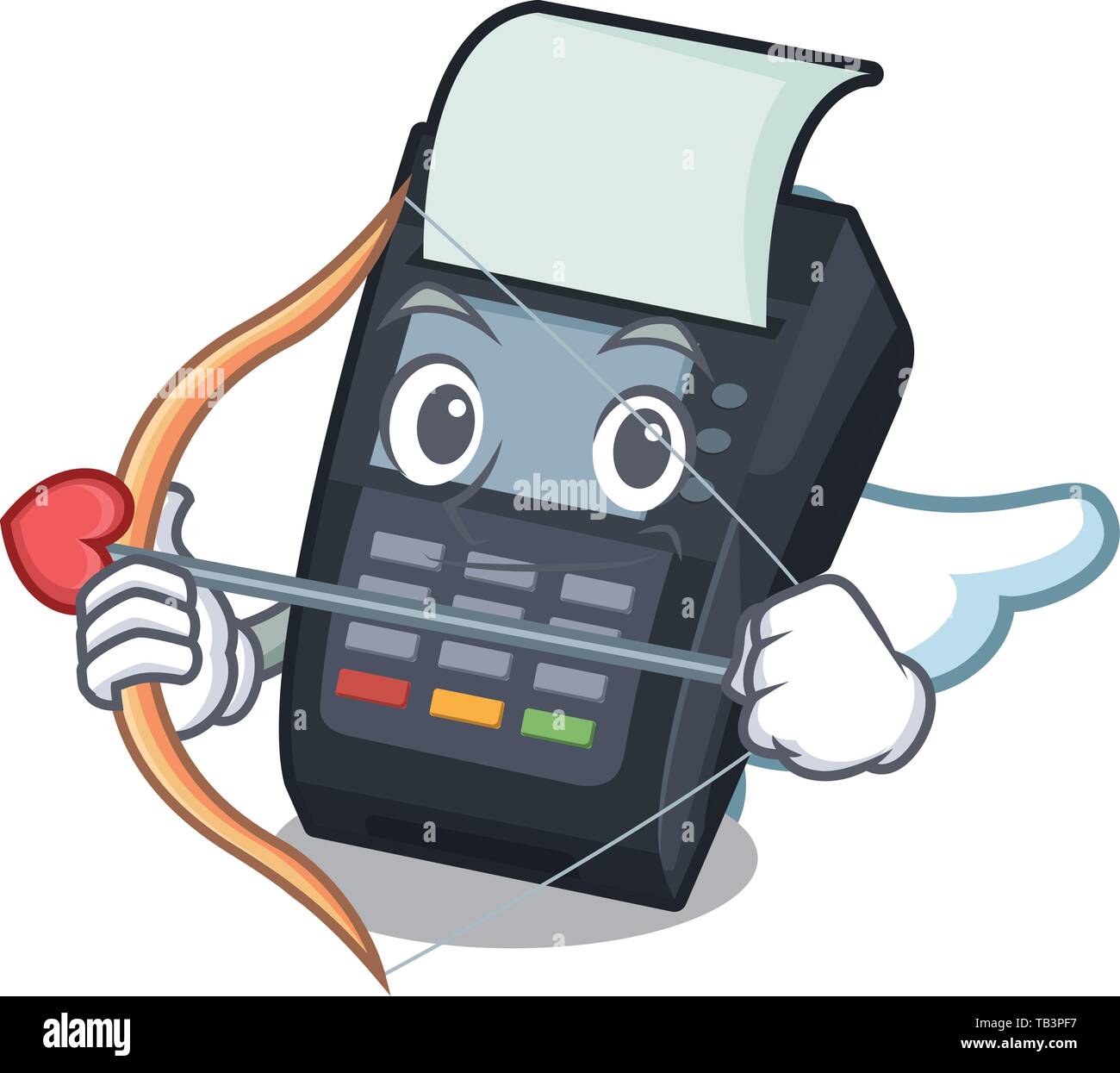 Cupid EDC machine is above cartoon chair Stock Vector Image & Art - Alamy