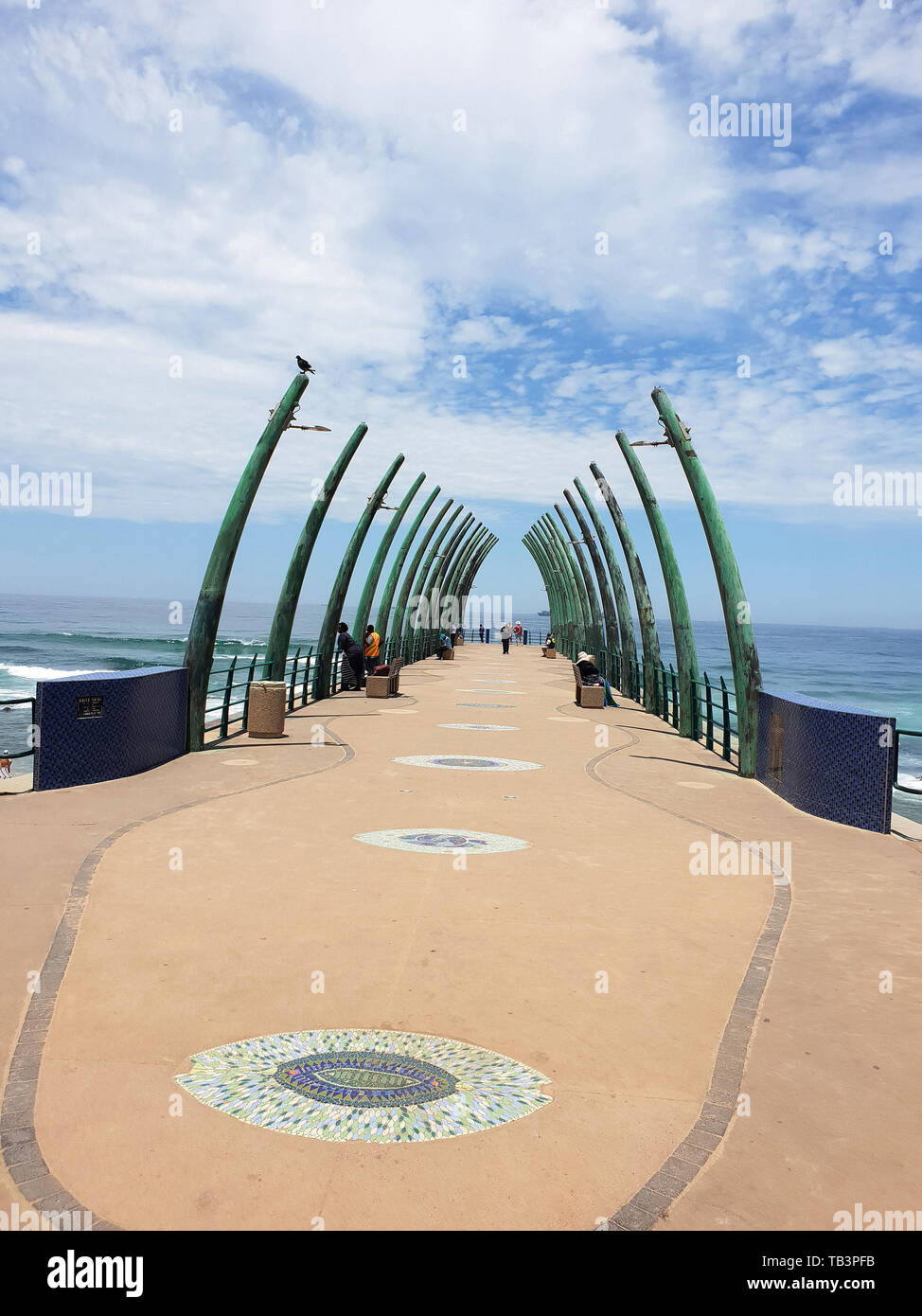 Whale Bone Pier, Umhlanga, South Africa Stock Photo - Alamy