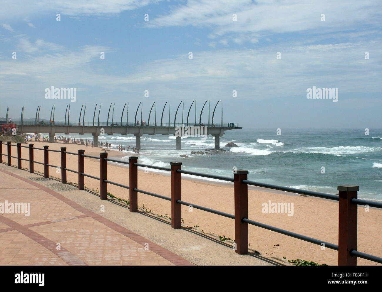 Whale Bone Pier, Umhlanga, South Africa Stock Photo - Alamy