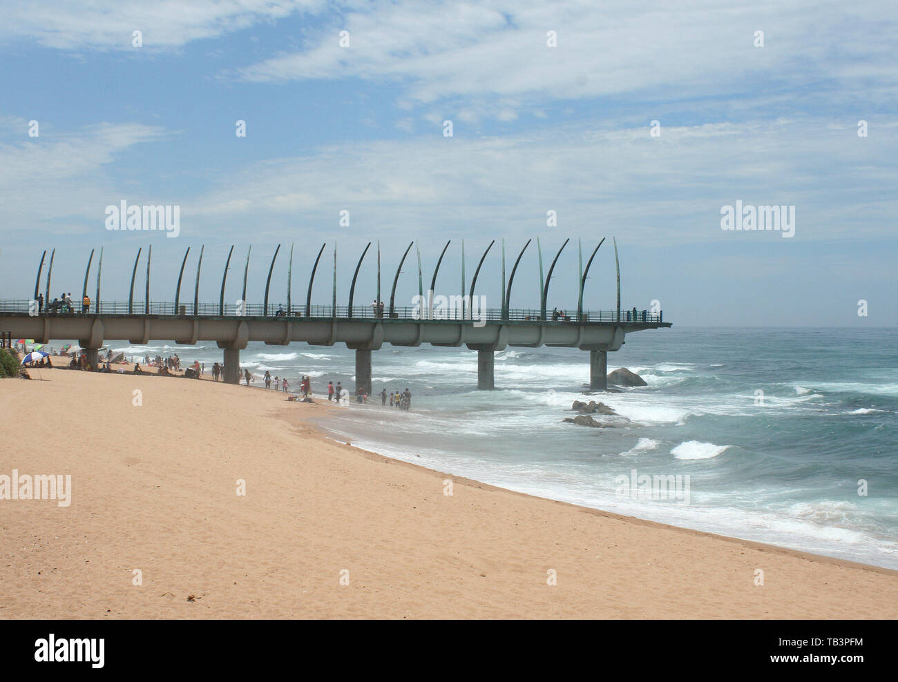 Whale Bone Pier, Umhlanga, South Africa Stock Photo - Alamy