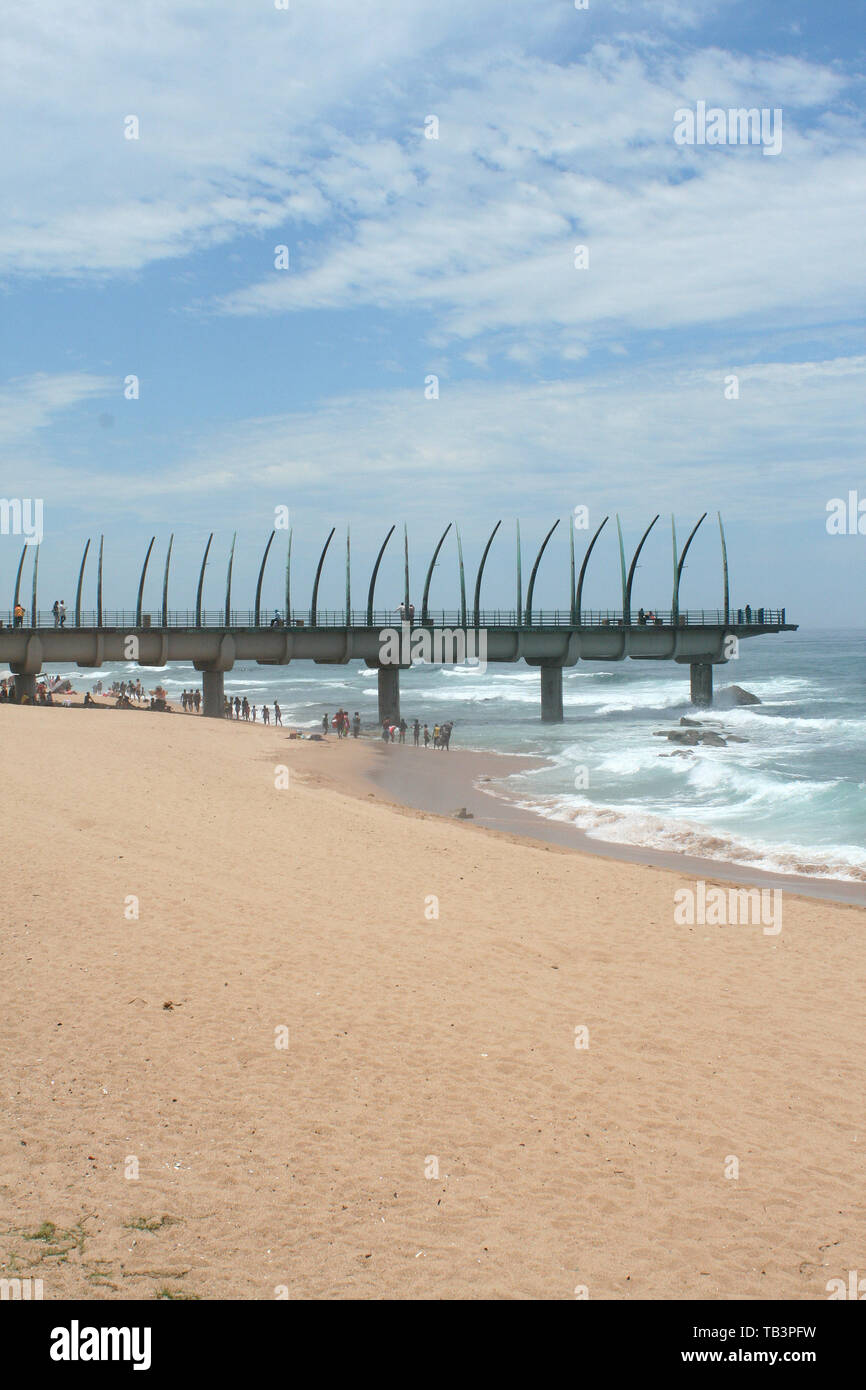 Whale Bone Pier, Umhlanga, South Africa Stock Photo - Alamy