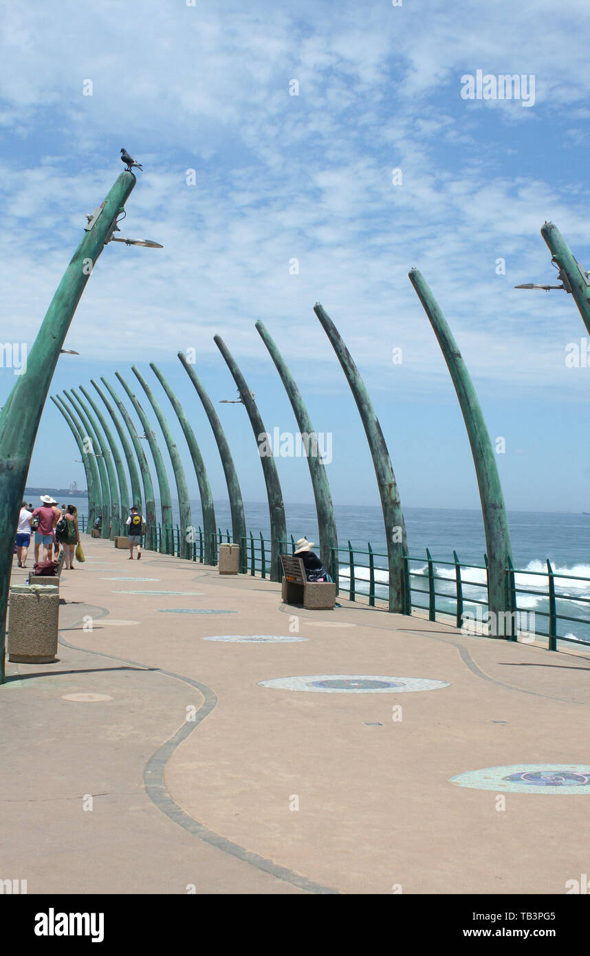 Whale Bone Pier, Umhlanga, South Africa Stock Photo - Alamy