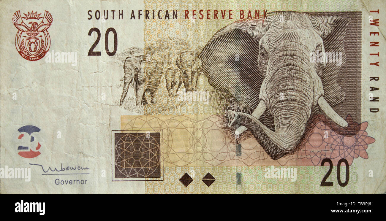 20 rand note hi-res stock photography and images - Alamy