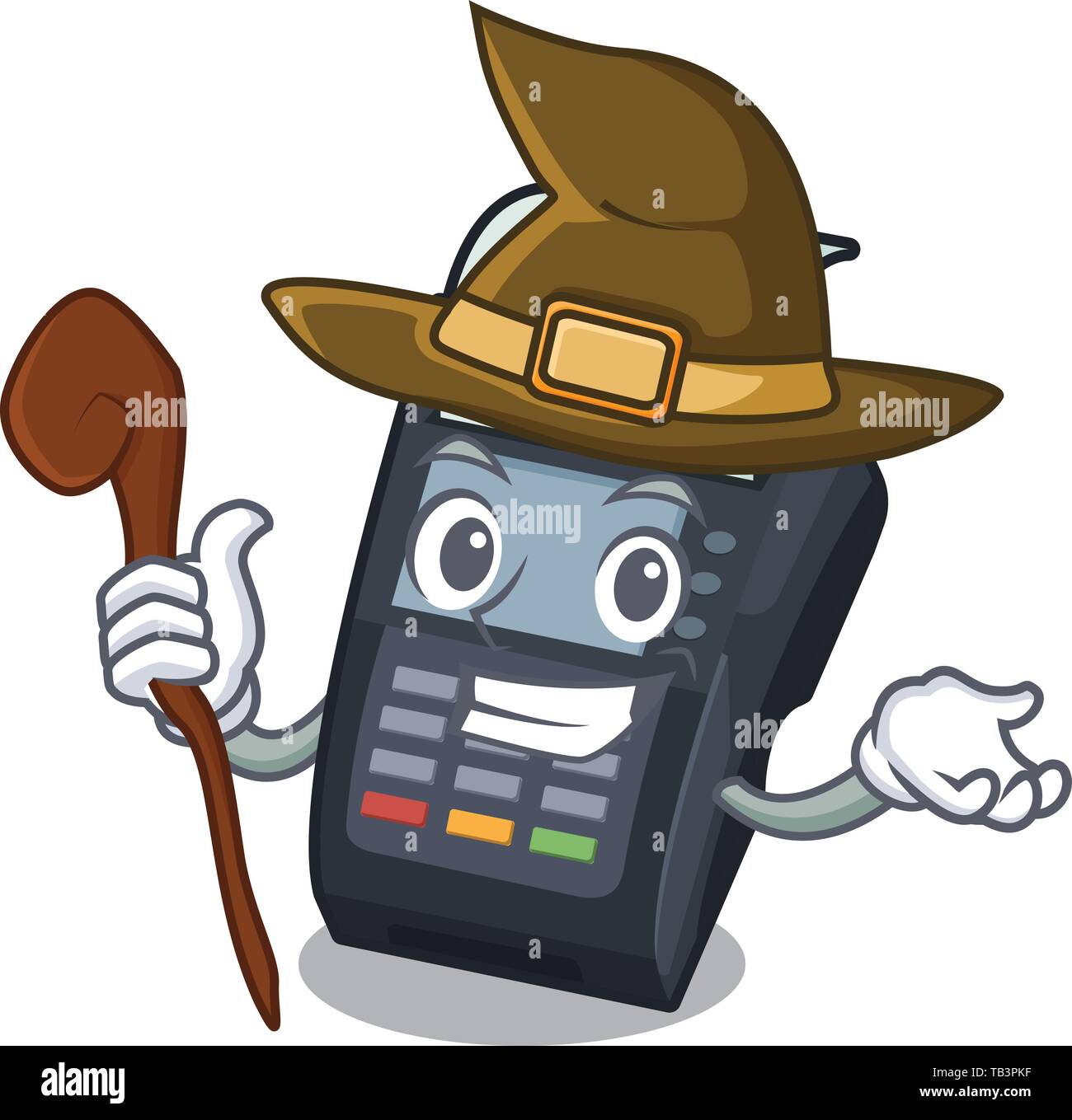 Witch EDC machine in the cartoon shape Stock Vector Image & Art - Alamy