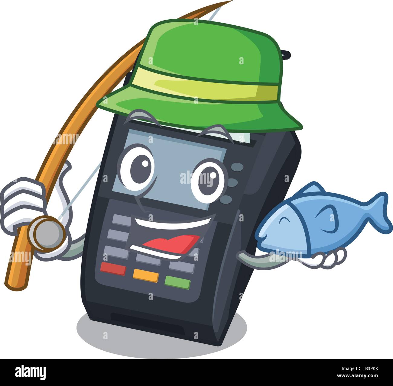Fishing EDC machine in the cartoon shape Stock Vector Image & Art - Alamy