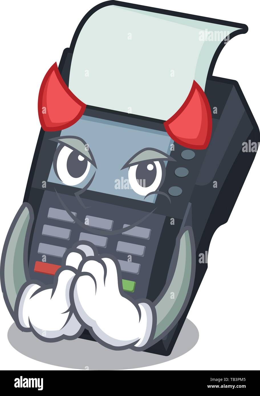 Devil EDC machine in the cartoon shape Stock Vector Image & Art - Alamy