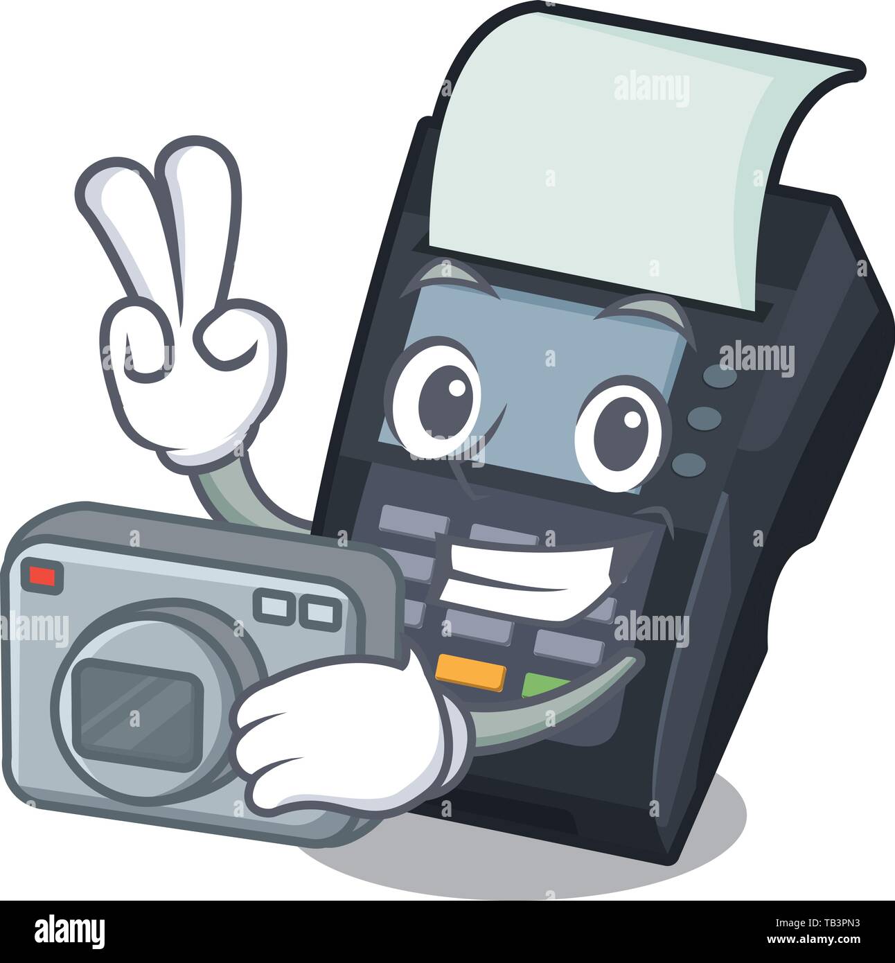 Photographer EDC machine in the cartoon shape Stock Vector Image & Art ...
