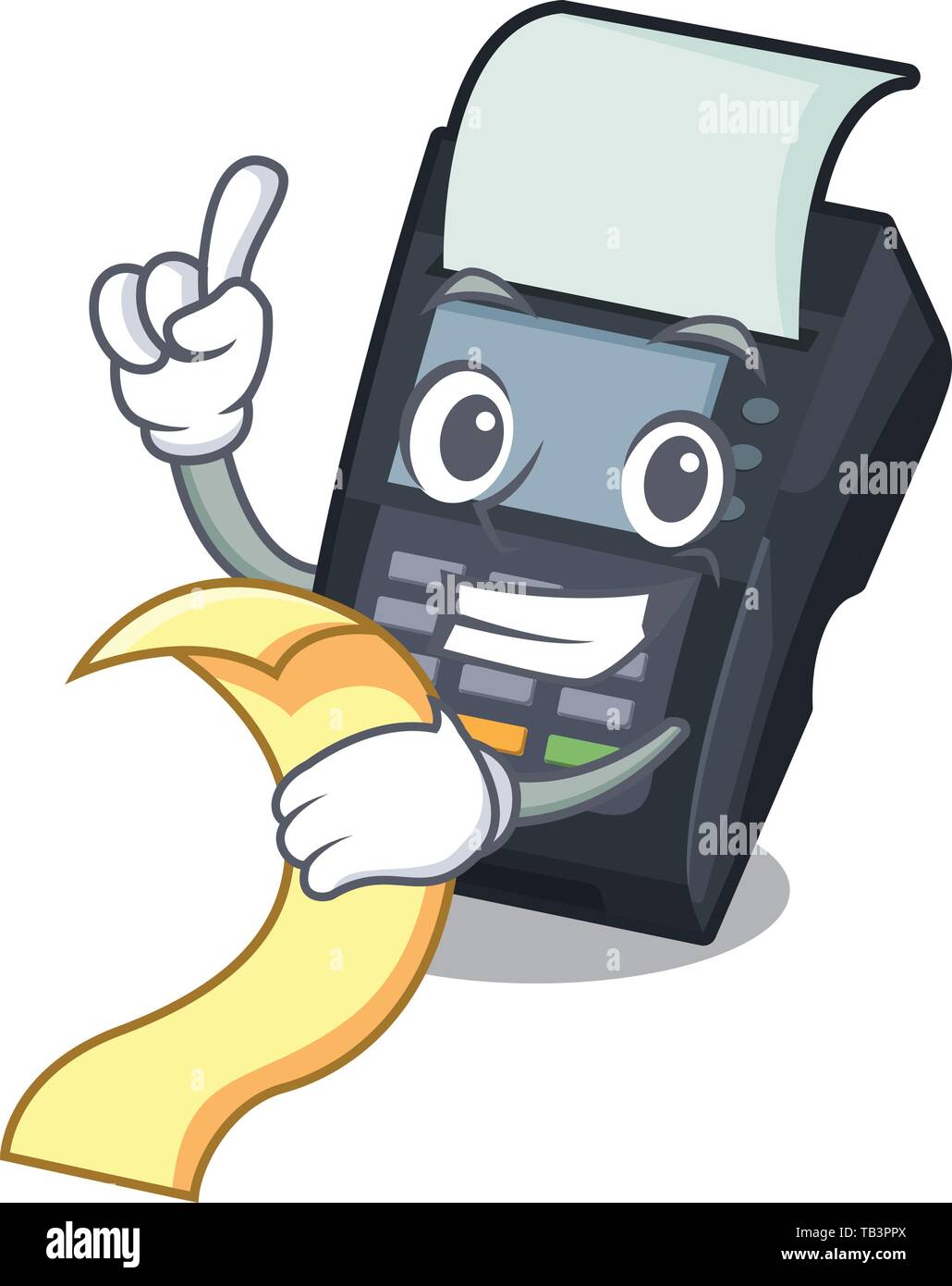 With menu EDC machine in the cartoon shape Stock Vector Image & Art - Alamy