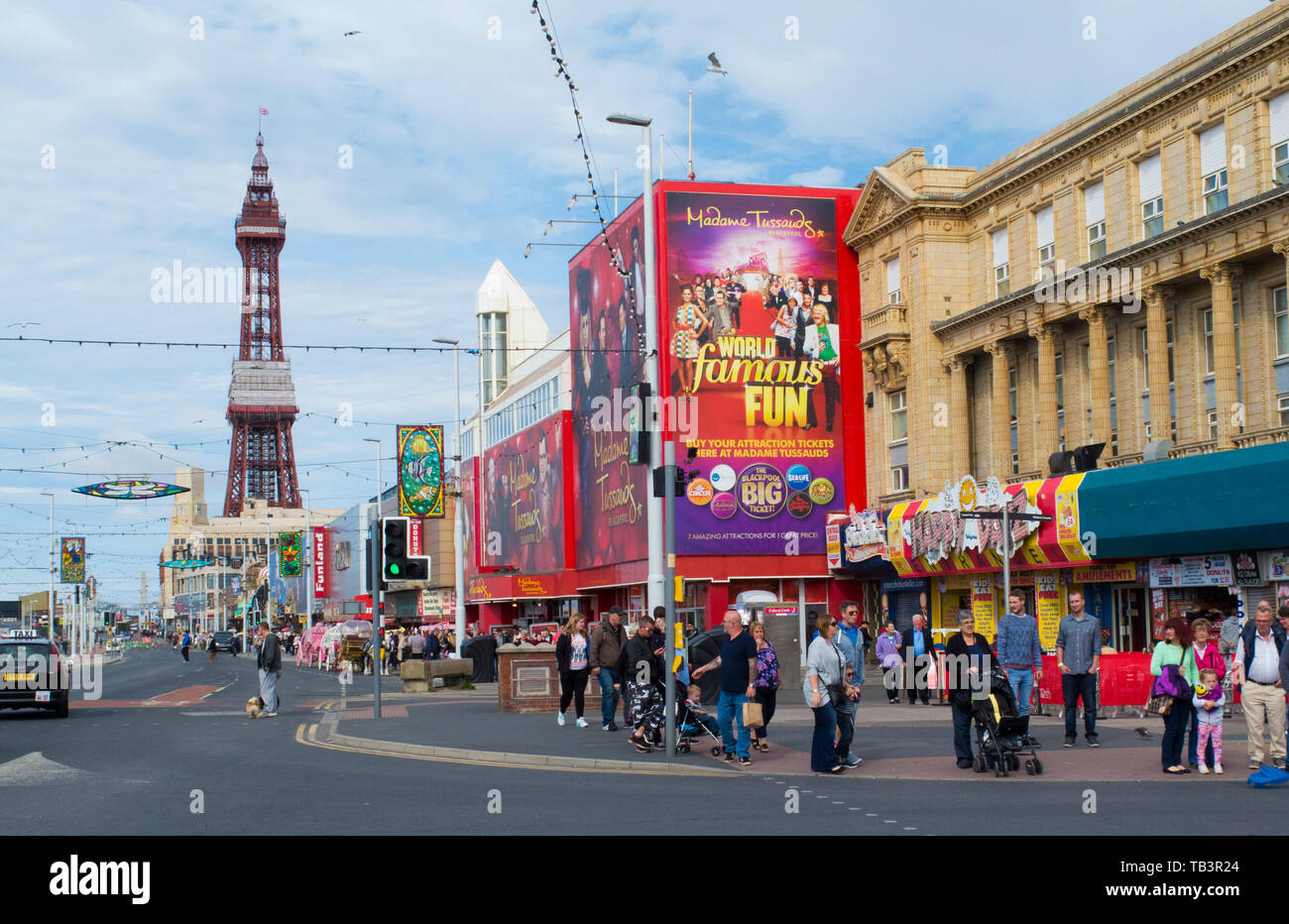 Blackpool street hi-res stock photography and images - Alamy